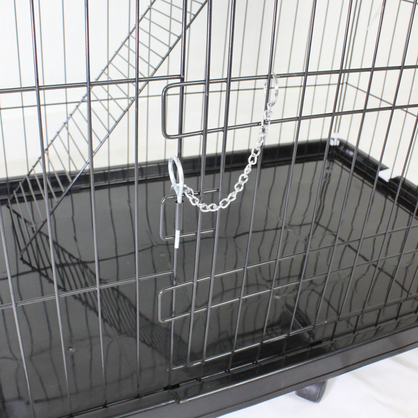 Large Multi Tier Cat Crate Portable Pet Wire Cage Enclosure – PetJoint