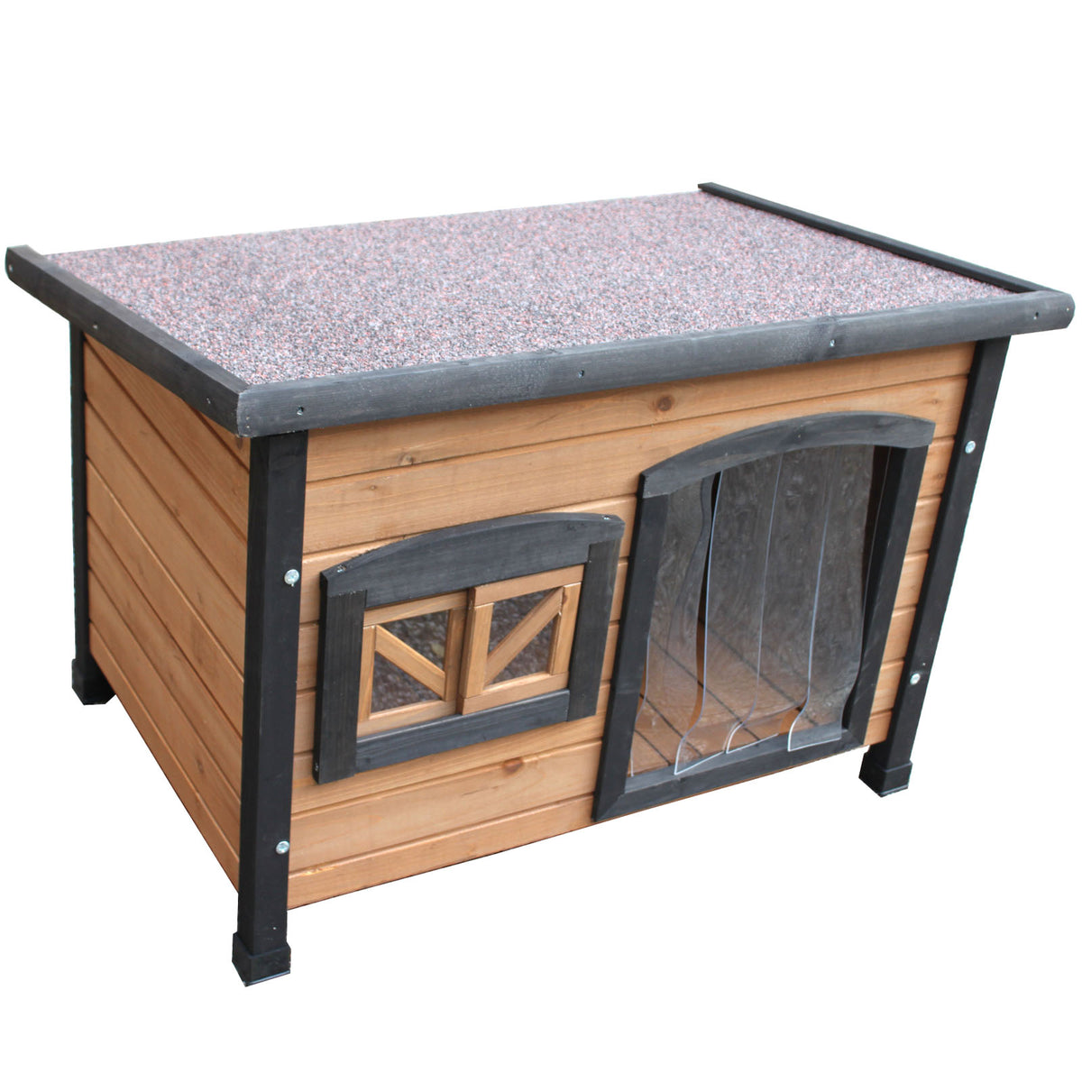 Small Dog Kennel Wooden House for Maltese Shih Tzu Pomeranian – PetJoint